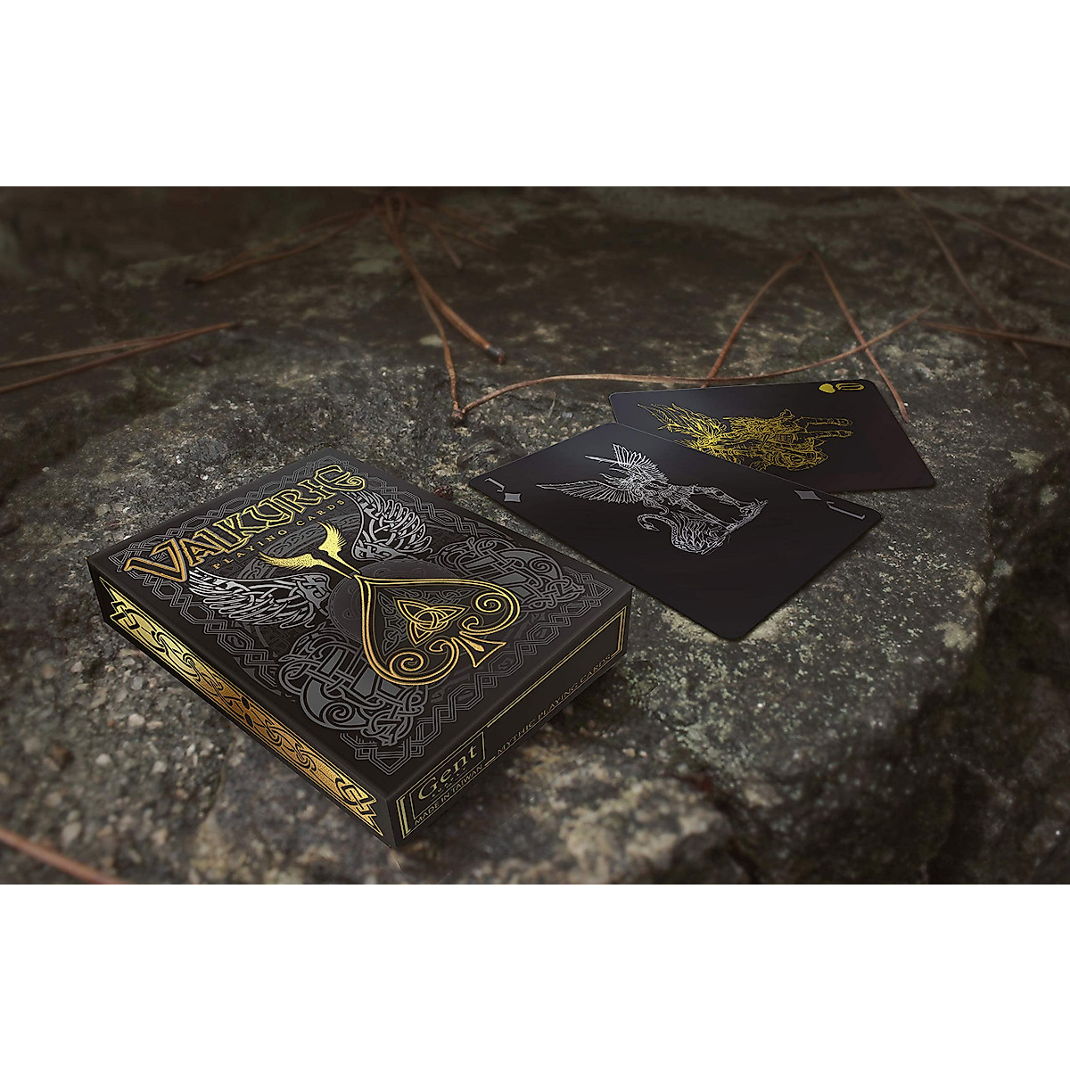 Valkyrie Playing Cards by Gent Supply - Gold, Silver & Black Edition