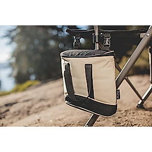 PICNIC TIME NCAA Florida State Seminoles Big Bear XXL Camp Chair with Cooler, Heavy Duty Beach Chair, 500 lb Capacity Camping Chair with Carry Bag, (Black)