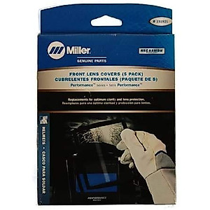 MILLER 231921 FRONT LENS COVER - Performance Ser- 5/PK by Miller