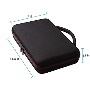 LTGEM Travel Hard Carrying Case for Akai Professional MPK Mini MK3 / MPK Mini Play MK3 / MPK Mini MKII/MPK Mini Play - 25 Key USB MIDI Keyboard Controller, Black+Grey(Case Only)