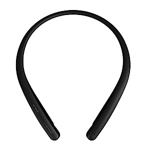 LG Tone Free True Wireless Bluetooth Earbuds FP5 - Active Noise Cancelling Earbuds, Black & Tone Style HBS-SL5 Bluetooth Wireless Stereo Neckband Earbuds Tuned by Meridian Audio