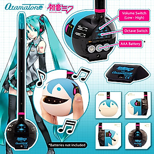 Otamatone Classic Hatsune Miku Vocaloid [Officially Licensed] Japanese Character Electronic Musical Instrument Portable Synthesizer from Japan Maywa Denki for Children Kids and Adults Gift