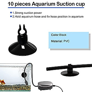 32.8 feet Aquarium Airline tubing Hose 10 air Stone for Fish Tank 10 Aquarium one Way air Check Value for Fish Tank 10 Aquarium Suction Cups 5 Each Aquarium air Controller and I T Hose connectors