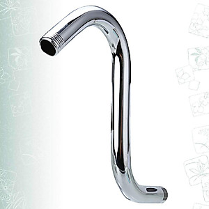 Hemoton 1pc Bend Shower Arm Shower Arm Replacement Shower Extention Stainless Steel Shower Arm Bath Arm
