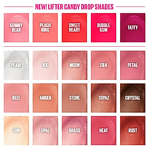 Maybelline Lifter Gloss, Hydrating Lip Gloss with Hyaluronic Acid, High Shine for Plumper Looking Lips, Gold, Warm Neutral, 0.18 Ounce