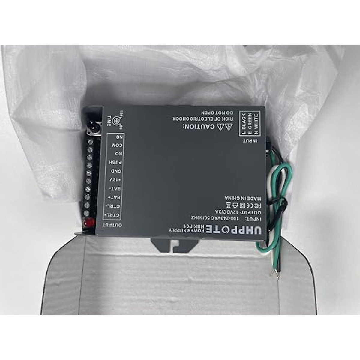 UHPPOTE Door Access Control Power Supply 12V for Electric Lock Intercom Camera (Input:110-240VAC to Output:12VDC)