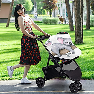 Nursing Cover Breastfeeding Scarf Cartoon Cute Koala - Baby Car Seat Covers, Infant Stroller Cover, Carseat Canopy(801e)