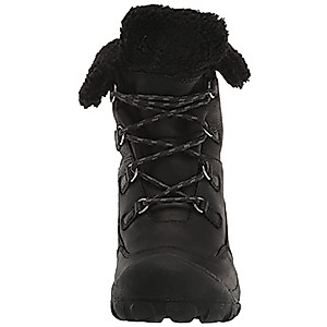 KEEN Women's Betty Boot Short Waterproof Insulated Ankle, Black/Black, 9