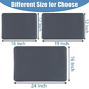 TCASH Dish Drying Mat for Kitchen Counter,24 x 16 In Kitchen Super Abosrbent Draining Mat, Non-Slip Dish Drying Pad with Rubber Backed, Hide Stain Drainer Mats for Countertop and Coffee Maker