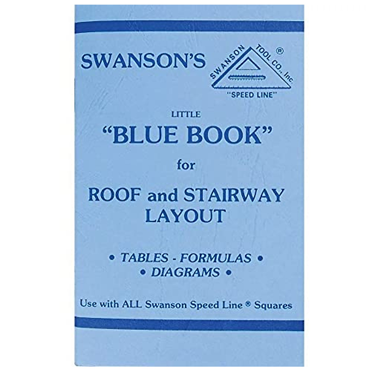 Swanson Tool Co S0107 "Big 12" 12-Inch Speed Square Layout Tool with Blue Book