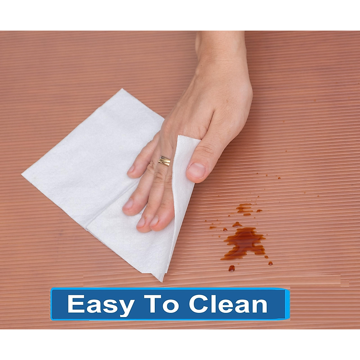 Shelf Liners for Kitchen Cabinets Drawer Liner Non-Slip Cabinet Liners EVA Material Non-Adhesive Shelf Liners Fridge Liner Strong Grip Cabinet Liner. Water & Oil Proof. Gray Strip 18 in X 20 Ft