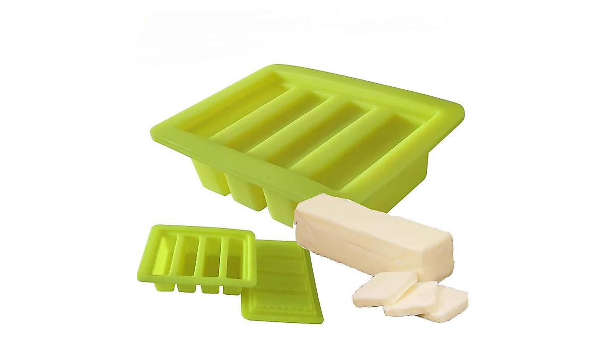 pizety Silicone Butter Mold - Versatile 4 Cavities