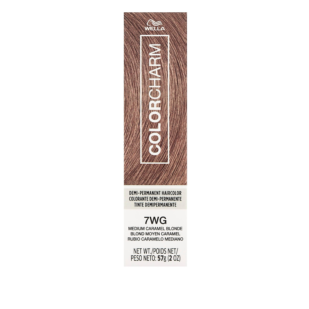 COLORCHARM Demi Permanent Hair Color| 7WG Medium Caramel Blonde | Gloss, Refresh and Tone | 2 Fl Oz
