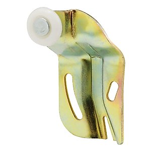 Prime-Line MP6509 Closet Door Roller with 1/2 In. Offset and 3/4 In. Nylon Wheel (2 Pack)