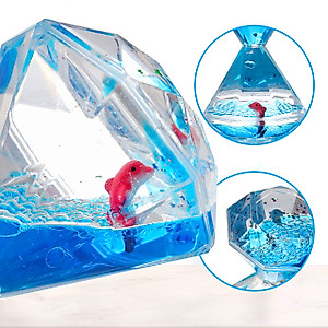 Sensory Toys Liquid Motion Timer Bubbler 3 Set - Best Fidget Toys for Kids Adults for Stress and Anxiety Relief, Calming Tool for Autism Children, Stocking Stuffers Kids Toddlers