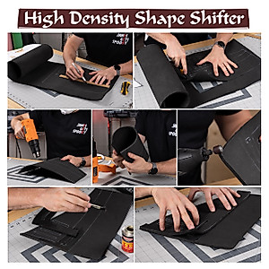 EVA Foam Cosplay - 6mm Thick (1mm to 10mm) - Extra Large Foam Sheets - Black or White - 35" x 59" Sheet - Ultra High Density Craft Foam 85 kg/m3 - by The Foamory