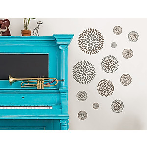 WallPops WPK1752 Starburst Applique, Multicolor , Silver