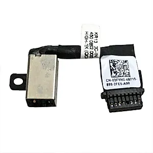 HSSDTECH AC DC Power Jack Charging Cable Port Harness Socket Replacement for Dell Ins-piron 13 7000 7380 7380 2-in-1 7370 7373 P83G P83G002 3FYH0 450.0B502.0011 450.0B502.0001 03FYH0