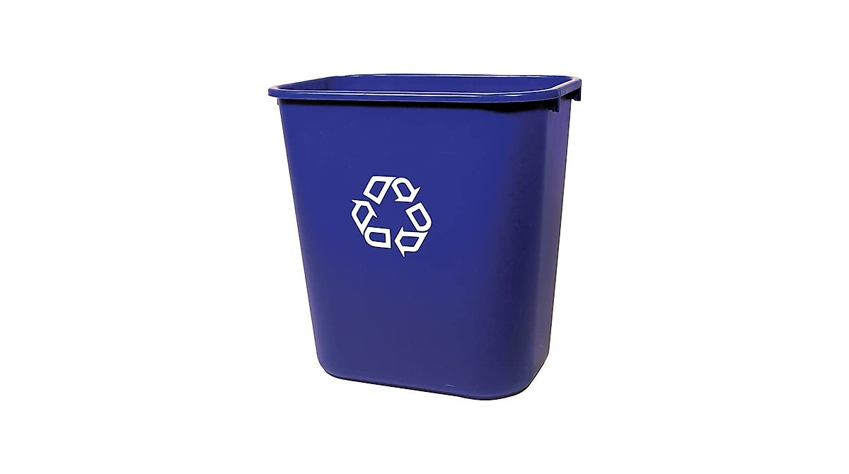 Eco-Friendly Rubbermaid 28 qt. Recycling Bin