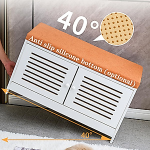 Custom Bench Thickened Foam Cushion, Indoor Outdoor Bench Personalized Cushion, Bench Seat Size Bay Window Indoor, Outdoor Furniture Non-Slip Bottom Garden Kitchen Cushions Personalized with Bottom