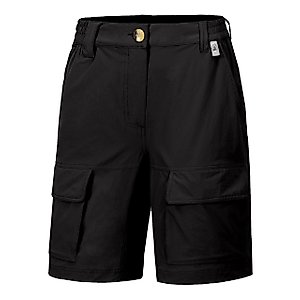Mapamyumco Womens Hiking Shorts, Quick Dry Cargo Shorts Women for Golf Travel, Stretch Lightweight Black S