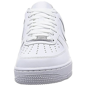 Nike Men’s Air Force 1 Low Sneaker (12, White)