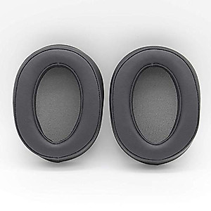 WH-H900N Replacement Ear Pads Protein PU Leather Ear Cushion Compatible with Sony WH-H900N and MDR-100ABN Headphones (Dark Grey)