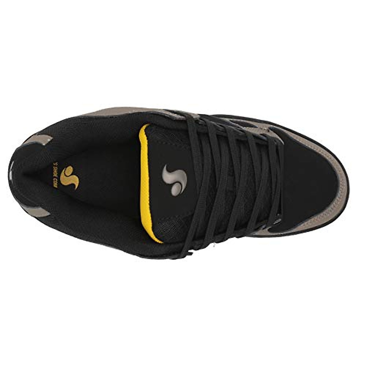 DVS mens Devious Mountain Biking Shoe, Black Brindle Yellow, 8.5 US