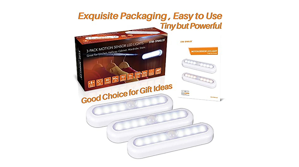 Illuminate Your Home: STAR-SPANGLED Motion Sensor LED Lights