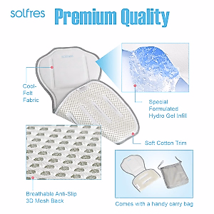 Solfres Hydro Gel Car Seat Cooler Mat for Baby. No Refrigeration Needed. Carseat and Stroller Cooling Pad Cushion Liner with Breathable 3D Mesh Anti-Slip Back. for Kids Toddlers 12-48 Months