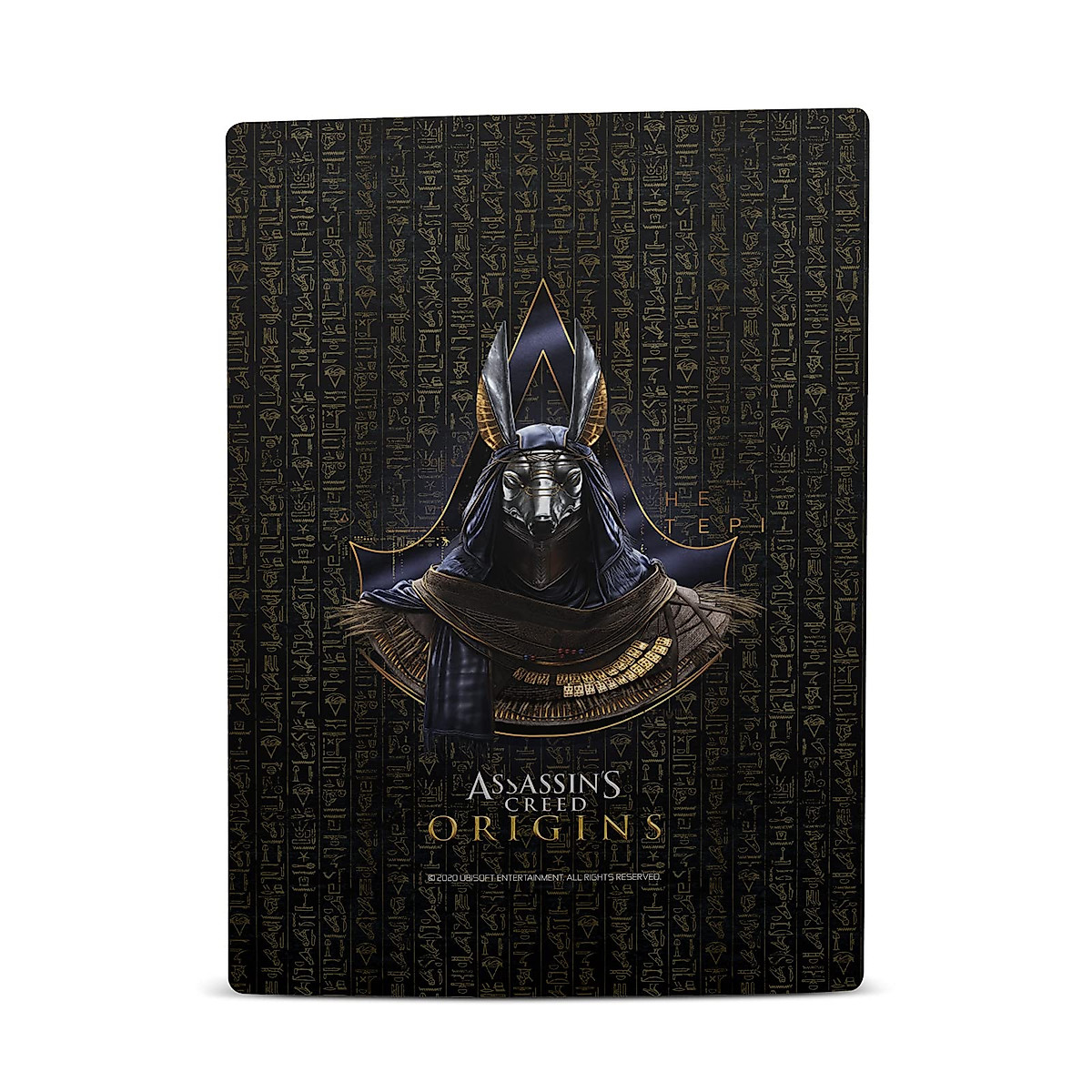 Head Case Designs Officially Licensed Assassin's Creed Hetepi Origins Character Art Matte Vinyl Faceplate Sticker Gaming Skin Case Cover Compatible with Sony Playstation 5 PS5 Digital Edition Console