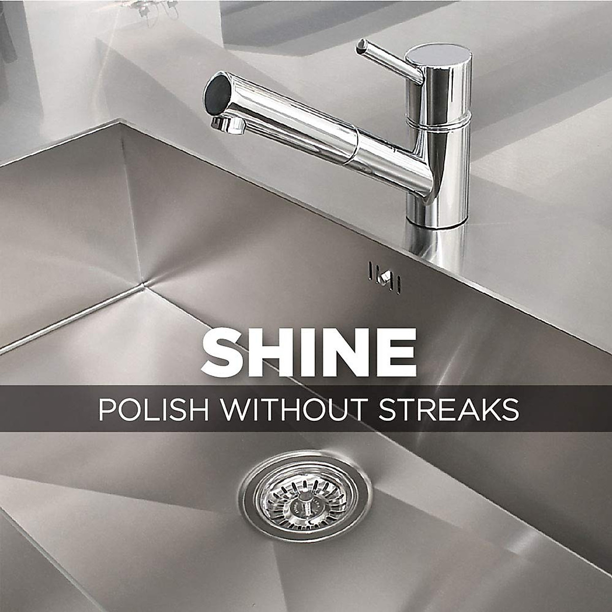 Weiman Stainless Steel Sink and Pots & Pans Cleaner and Polish