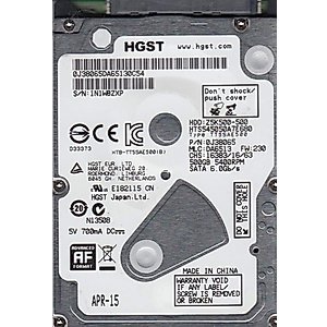 500GB 5.4K Z5K500 SATA 2.5 DISC PROD SPCL SOURCING See Notes