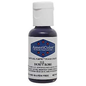 AmeriColor Dusty Rose Soft Gel Paste Food Color, .75 oz