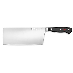 Wüsthof Classic 7" Asian Chef's Knife, Black