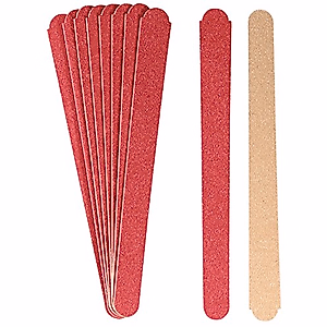 TITANIA Sand Nail Files, Approx. 12 cm, 10 Cards, Wood Quality, Pack of 1 (1 x 19 g)