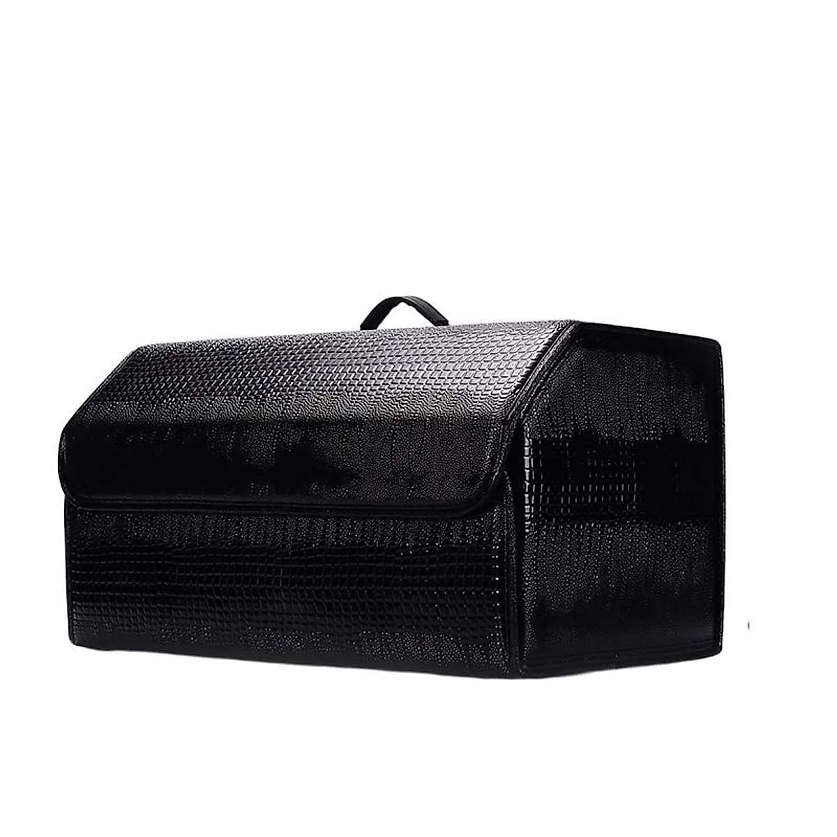 GAFENO Car Trunk Storage Box Luxury Folding Car Organizer Box Multifunction PU Leather Storage Bag Auto Accessories
