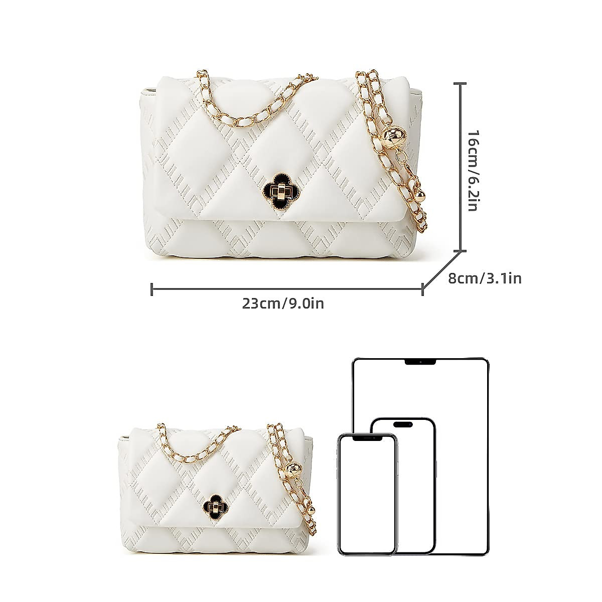 Makes Small Crossbody Bags for Women Gifts Shoulder Purses Vegan Leather Handbags with adjustable 2 Guitar Straps