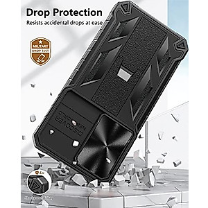 WTYOO for Samsung Galaxy S22-Plus Case: Military Grade Drop Proof Protective Rugged TPU Matte Shell | Shockproof Durable Protection Tough Cell Phone Cover with Built-in Kickstand