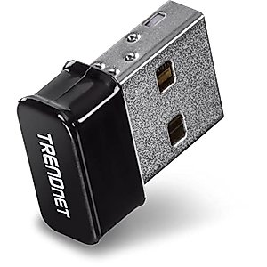 TRENDnet - TEW-808UBM Micro AC1200 Wireless USB Adapter, MU-MIMO, Dual Band Support 2.4GHz/5GHz, Supports Windows/Mac, TEW-808UBM Black