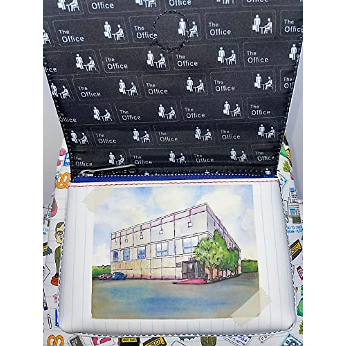 Loungefly The Office Television Show Dunder Mifflin Womens Double Strap Shoulder Bag Purse