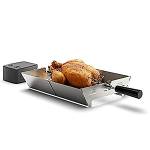 Philips Kitchen Appliances Philips HD6971/00 Smoke-Less Grill Rotisserie Attachment, Stainless Steel