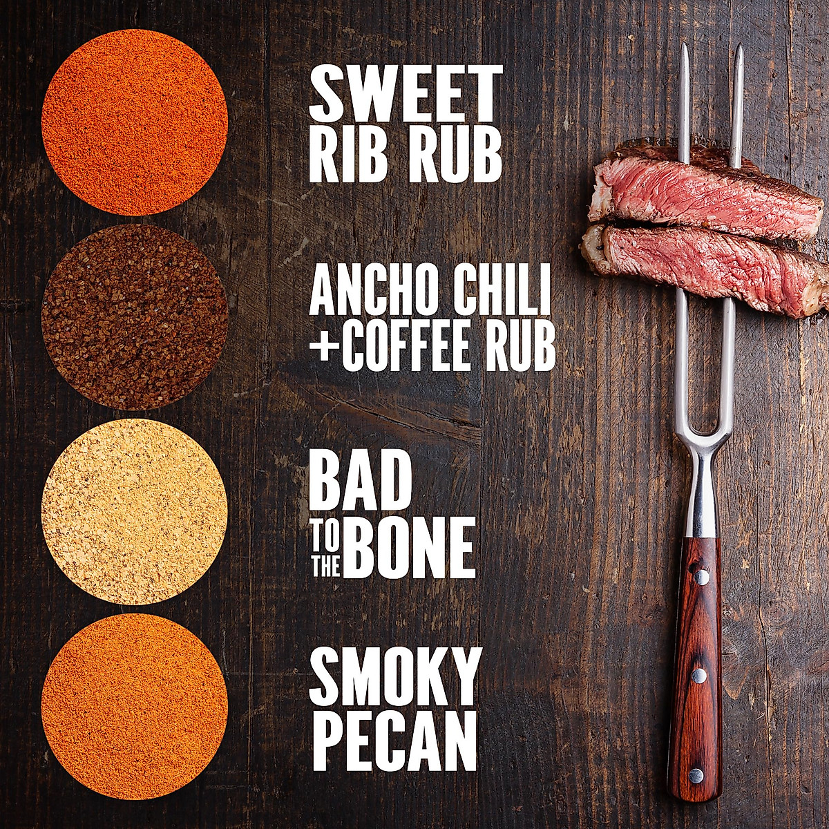 The Spice Lab BBQ Barbecue Spices and Seasonings Set - Ultimate Grilling Accessories Set - Gift Kit for Barbecues, Grilling, and Smoking - Great Gift for Men or Gift for Dad Made in the USA