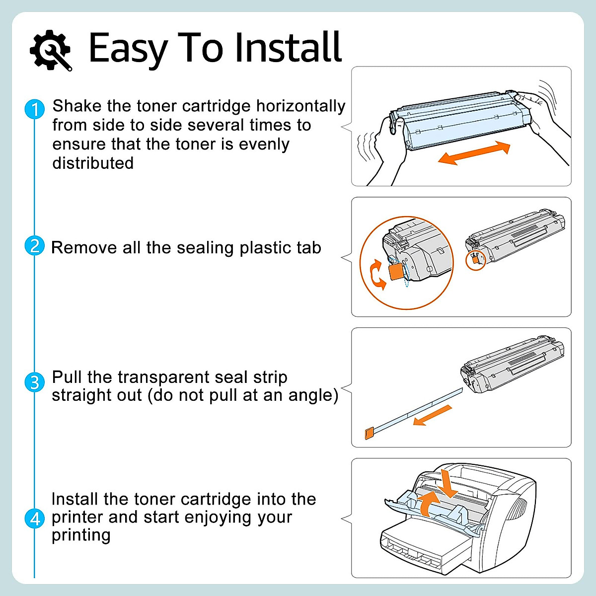 greencycle Compatible Toner Cartridge Replacement for HP 85A CE285A 35A CB435A 36A CB436A Universal Version for Laserjet P1005 P1006 P1009 P1102w P1109w M1212nf M1522 P1505n Printer (Black, 2-Pack)