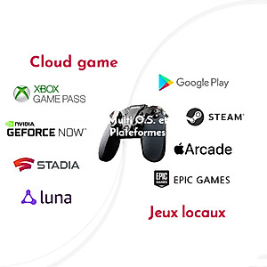 SHAKS S3b Mobile Game Controller for Android, Windows, MacOS, iOS, X-Cloud, Stadia, Geforce - Bluetooth Wireless Gamepad, Powered by Qualcomm