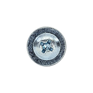 100 Pack of Rok Hardware #8 x 1-1/4" Coarse Deep Thread Truss Head Drawer Front Adjustment Phillips Screws