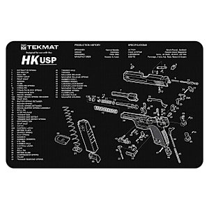 TekMat Heckler & Koch – USP Gun Cleaning Mat,Black