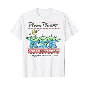 Disney Pixar Toy Story Pizza Planet Aliens T-Shirt
