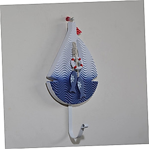 Hohopeti 3Pcs Ocean Theme Clothes Hooks Creative Hangers for Hats and Accessories Random Styles for Home Decor and Organization Nautical Inspired Wall Hooks
