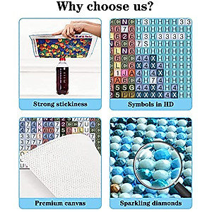 Christmas Diamond Painting Kits,Candy Snow House Diamond Art Kits for Adults, Full Drill 5d Diamond Dots Kits Gem Art for Adults Wall Home Decor-YNC046